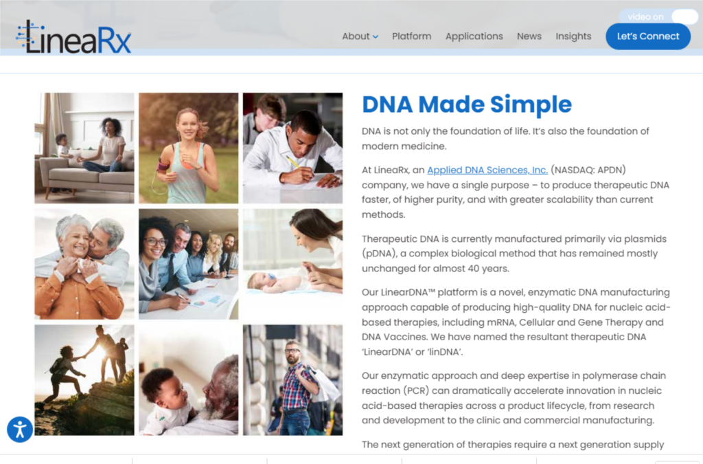 APDN Launches Initiatives to Expand Awareness of LinearDNA™ Platform as ...